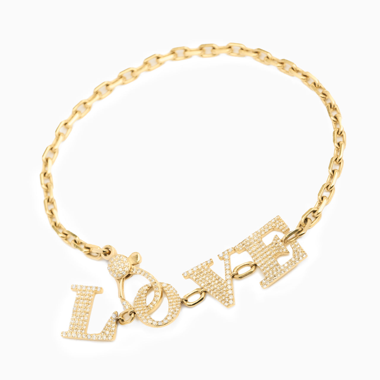 Allison - Link Love Diamond Bracelet